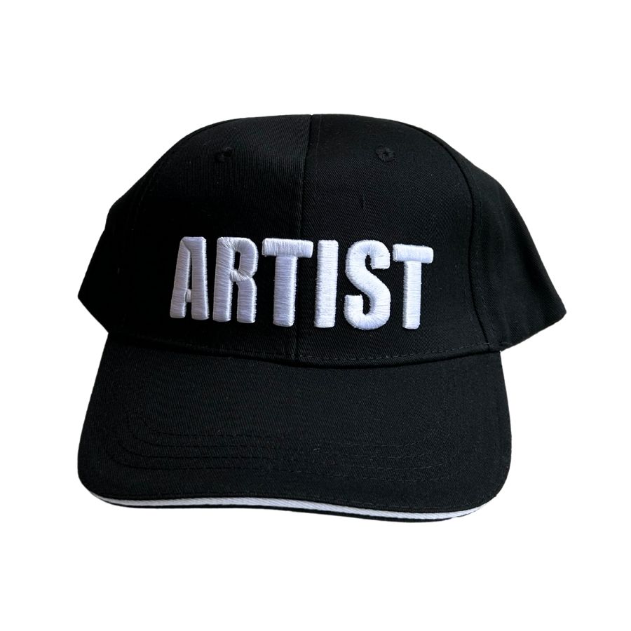 Black ARTIST Trucker Hat – Bold Style for Creative Minds